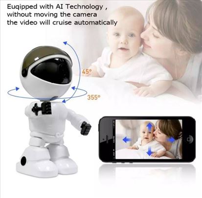 Robot kamera / Bebi monitor alarm / WiFi IP camera