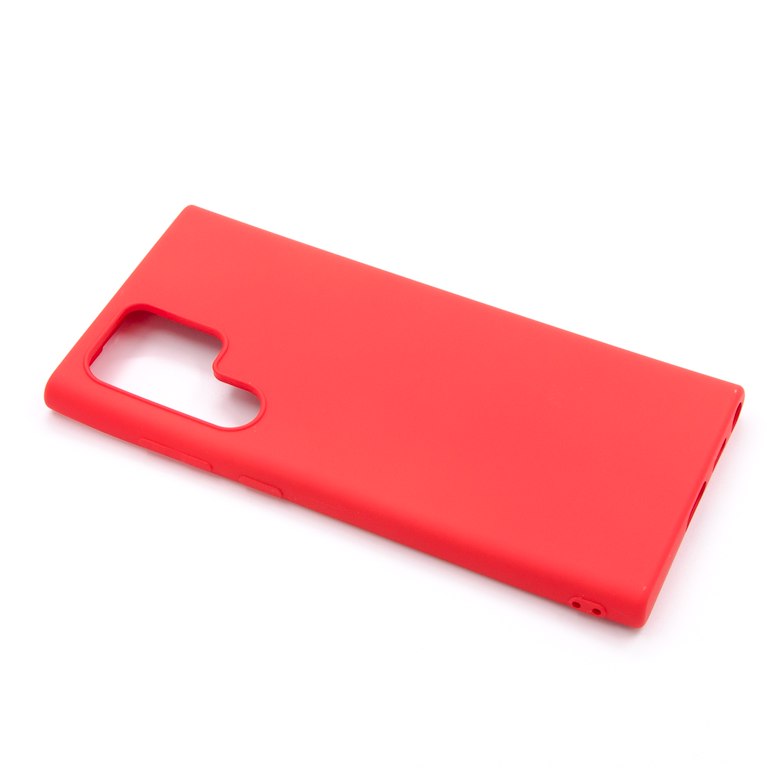 TPU MATTE for SM-S908B (Galaxy S22 Ultra) crvena