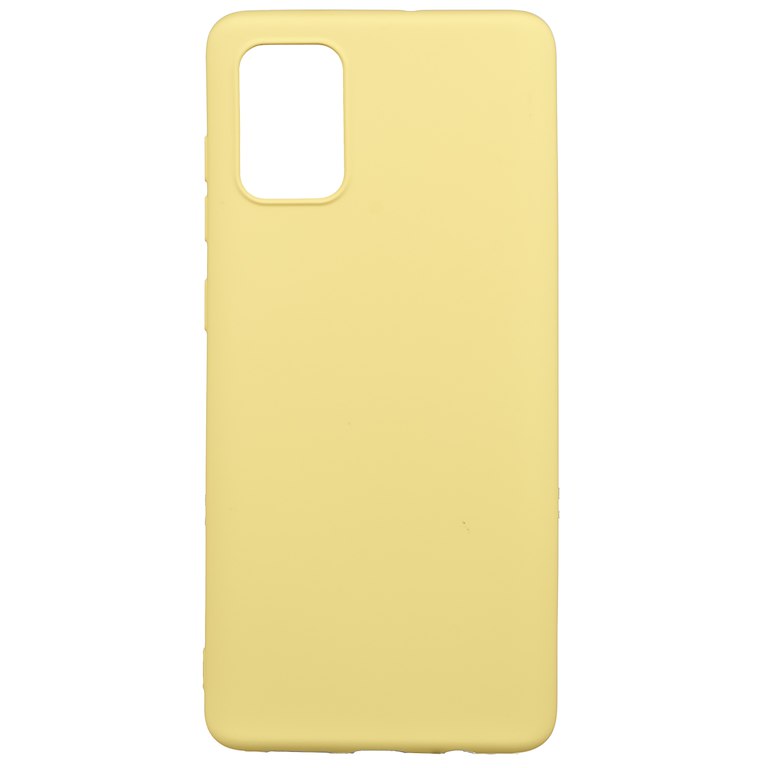 TPU MATTE for SM-A715F (Galaxy A71) žuta