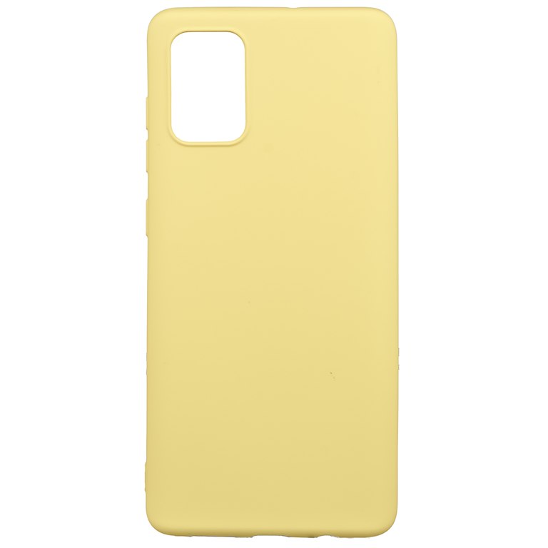 TPU MATTE For SM-A715F (Galaxy A71) Žuta