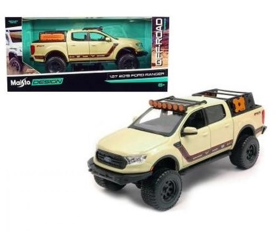 MAISTO METALNI MODEL AUTICA 1:24 2019 FORD OFF-ROAD RANGER