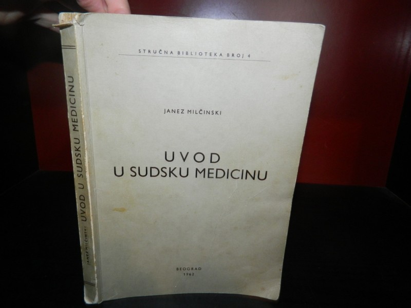 Uvod u sudsku medicinu, Janez Milčinski