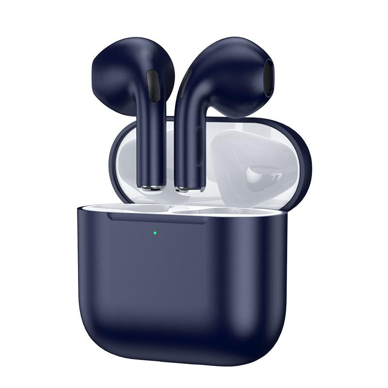 Bluetooth slusalice Airpods Inpods 900 metalik teget HQ