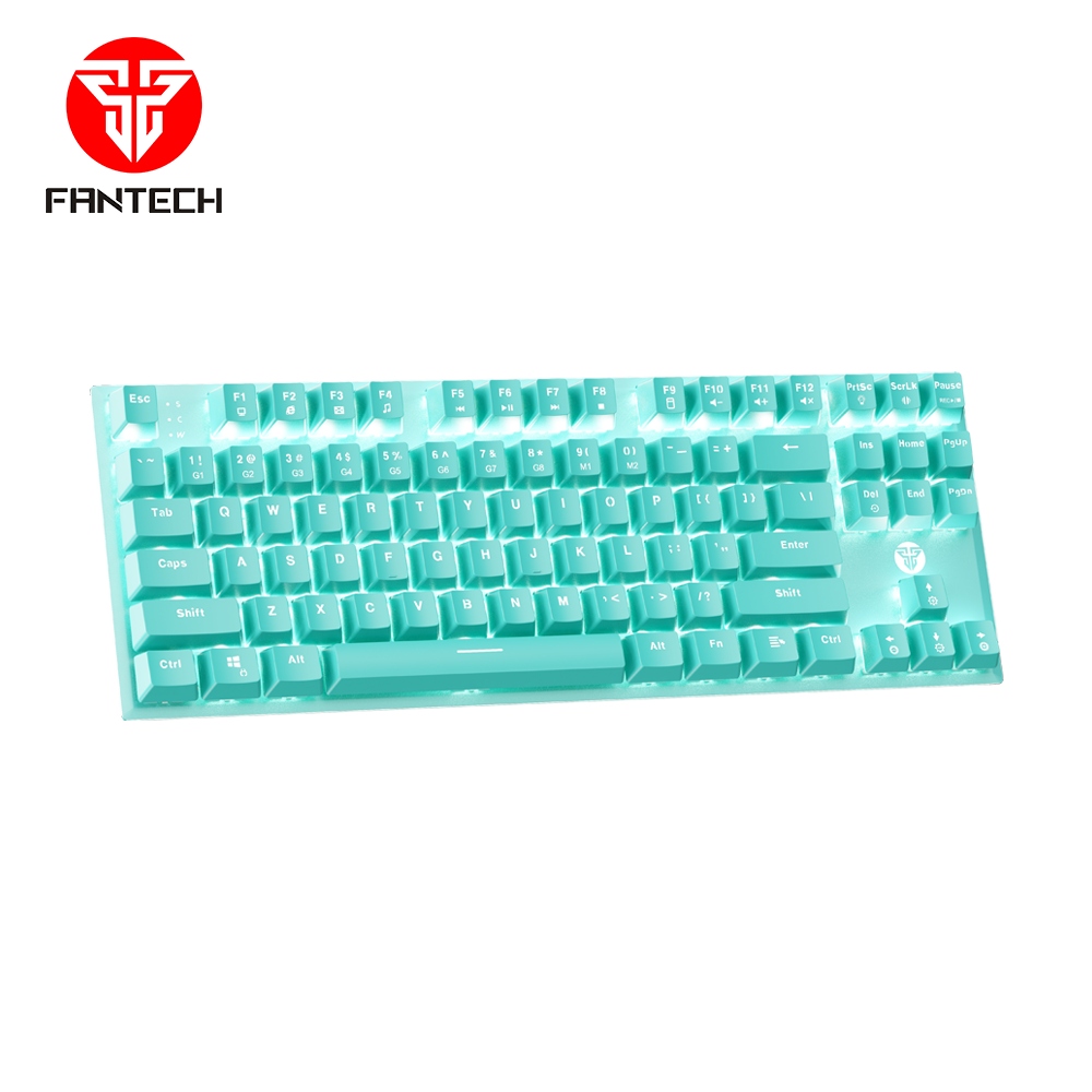 Fantech Tastatura Gejmerska Mehanička Žična MaxFit87 MK856 Mint Edition (Plavi Switch)