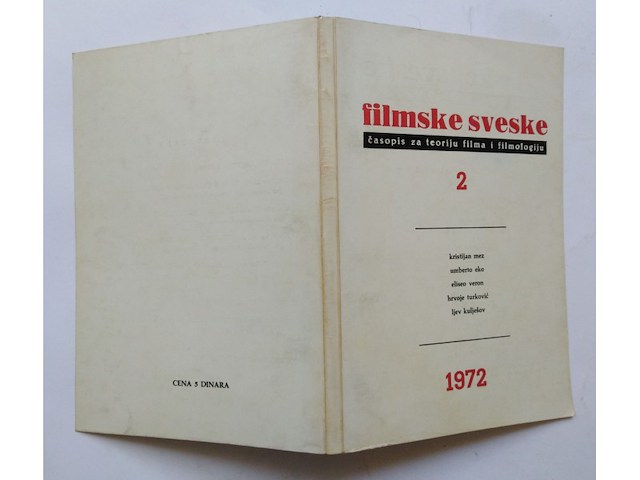 Filmske sveske 2, 1972.