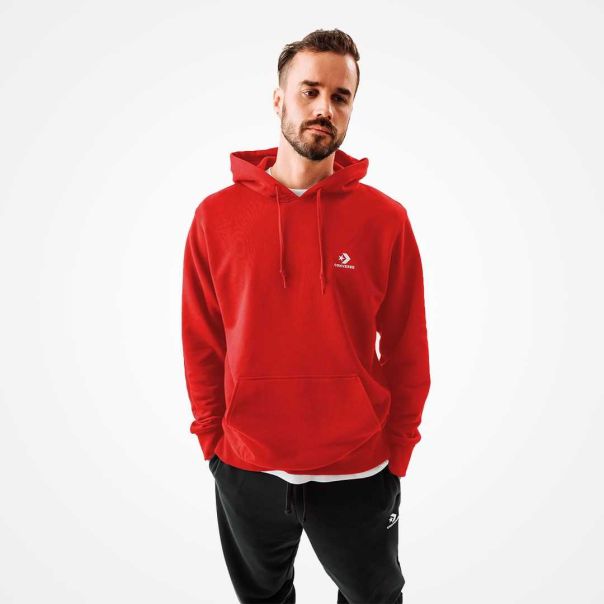 CONVERSE Duks sa kapuljačom sc emb po hoodie ft red m