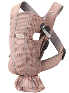 Baby bjorn Nosiljka Mini Dusty pink 3D mrežasta 0-12 m