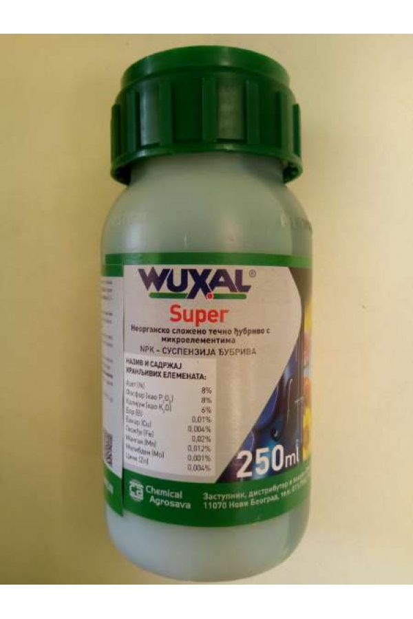 WUXAL SUPER 250 ML
Šifra: 306  JM: KOM