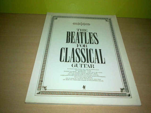The BEATLES for CLASSICAL GUITAR Joe Washington