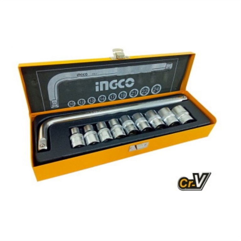 Ingco Set nasadnih ključeva 10/1 1/2" HKTS12101
