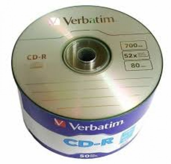 CD-R Verbatim 700mb pakovan u foliji 1/50