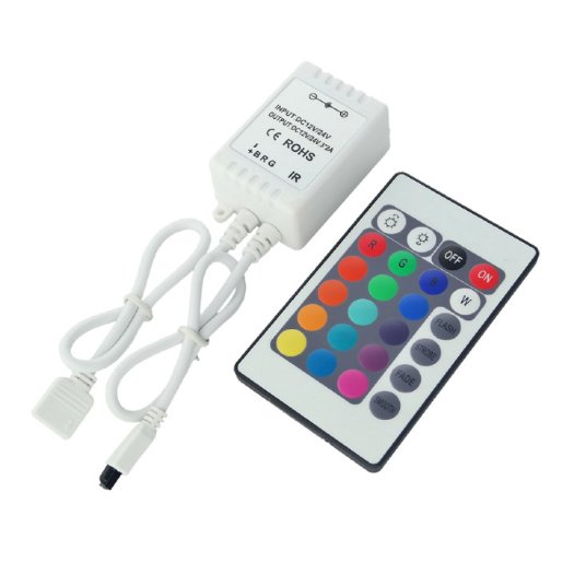 RGB LED kontroler 72W , IR daljinac 24K