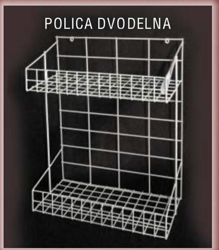 Polica dvodelna