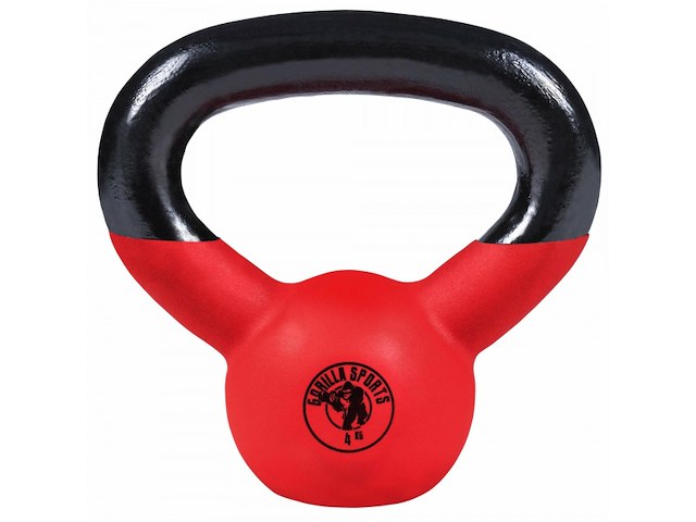 GORILLA SPORTS Rusko zvono sa neoprenom (4 kg)