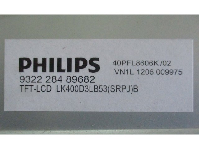 LED Panel 40` LK400D3LB53J za  PHILIPS  LED TV
