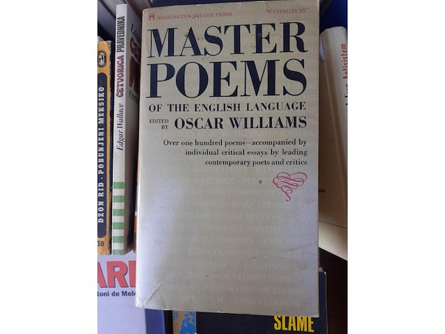 MASTER POEMS OF THE ENGLISH LANGUAGE