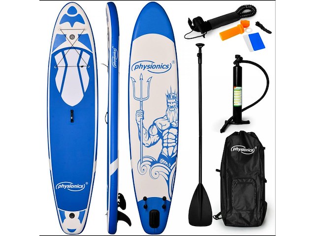 GORILLA SPORTS SUP daska na naduvavanje (305x76x12 cm / Plava)