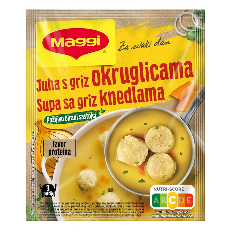 Maggi supa griz knedle 47g maggi