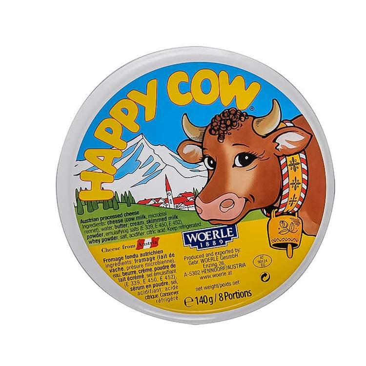 Happy cow austrian proccesed cheese 140g