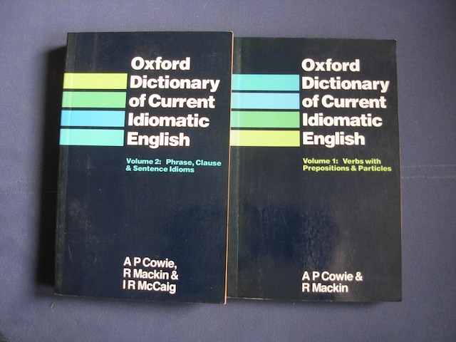 OXFORD DICTIONARY OF CURRENT IDIOMATIC ENGLISH