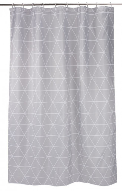Tuš zavesa poli Grebo 150x200cm siva ( 2755600 )