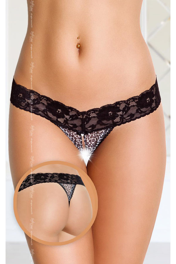 Panter zenske tangice sa otvorom SLC0240956