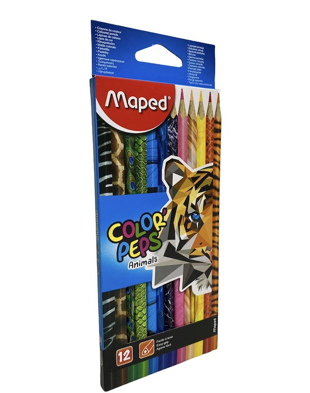 MAPED bojice Color Peps Animals 12 kom
