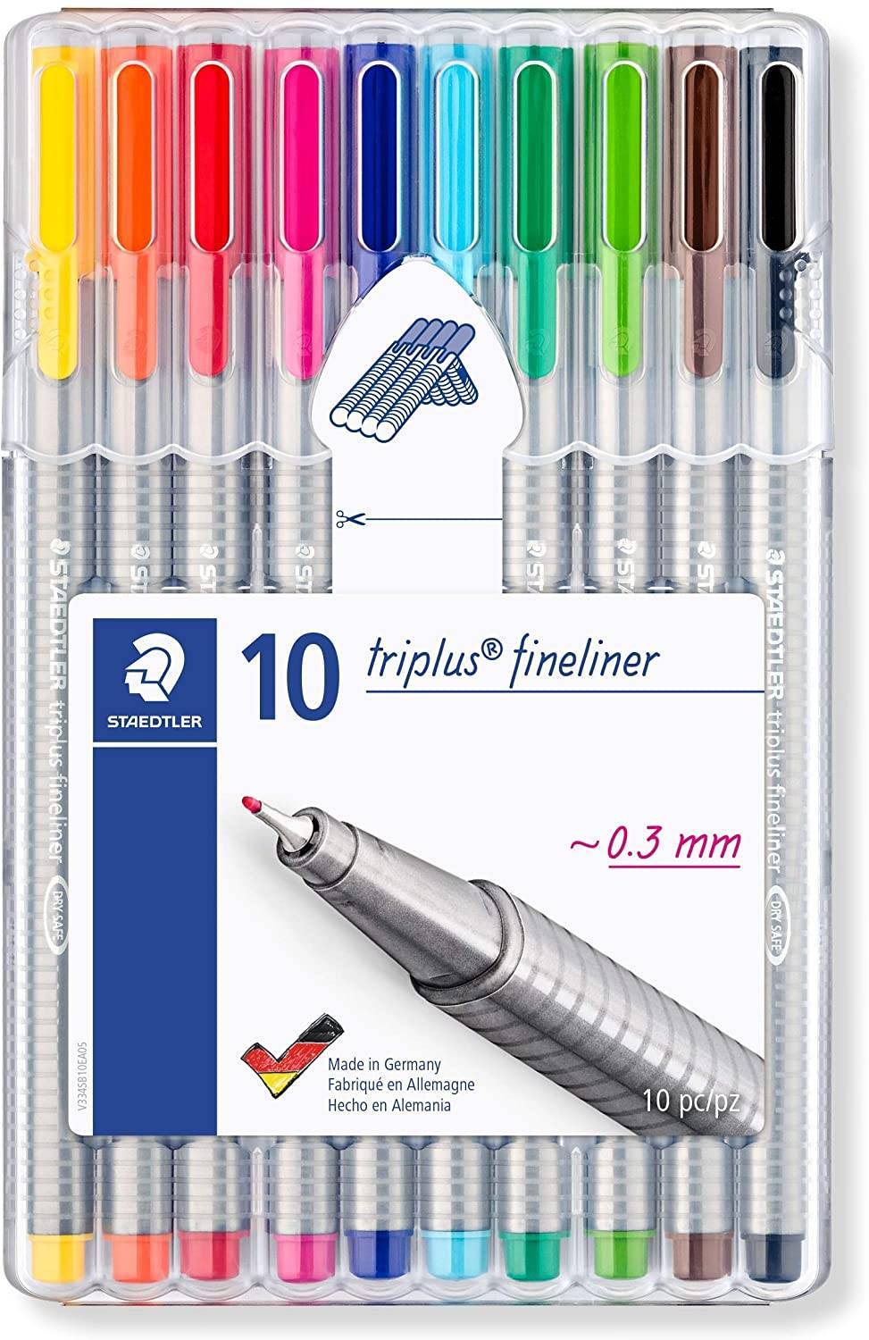 Staedtler Triplus fineliner set 10/1