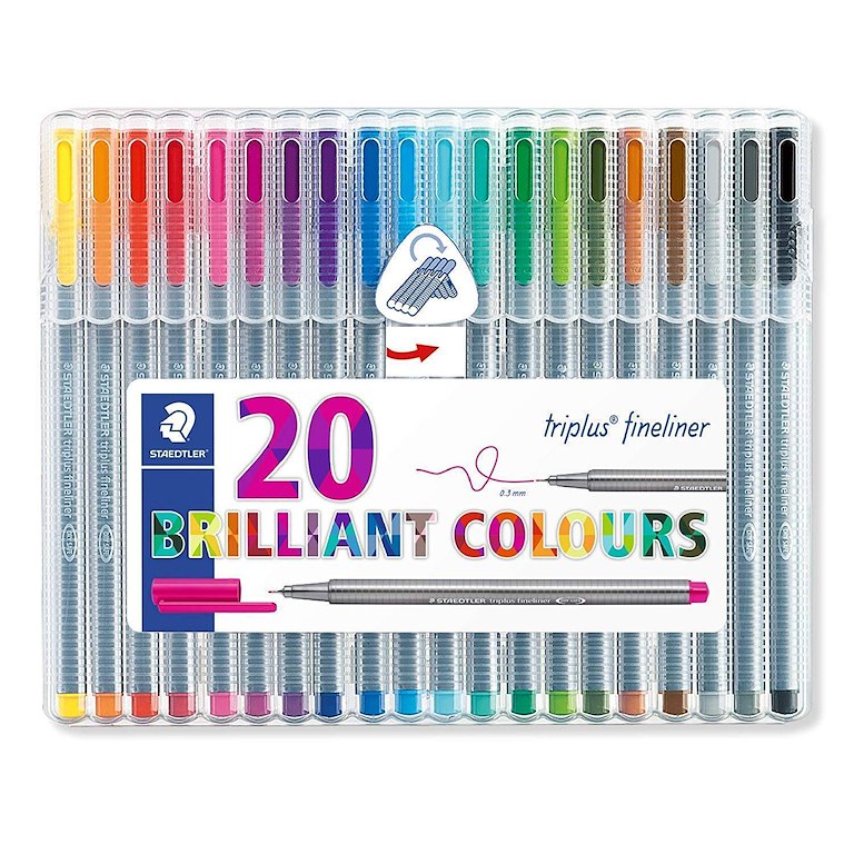 Staedtler Triplus fineliner set 20/1