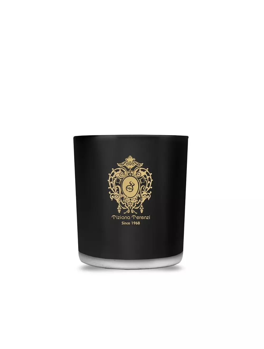 Tiziana Terenzi XIX March Black Glass with Wooden Wick and Metal Lid - Uniseks mirisna sveća