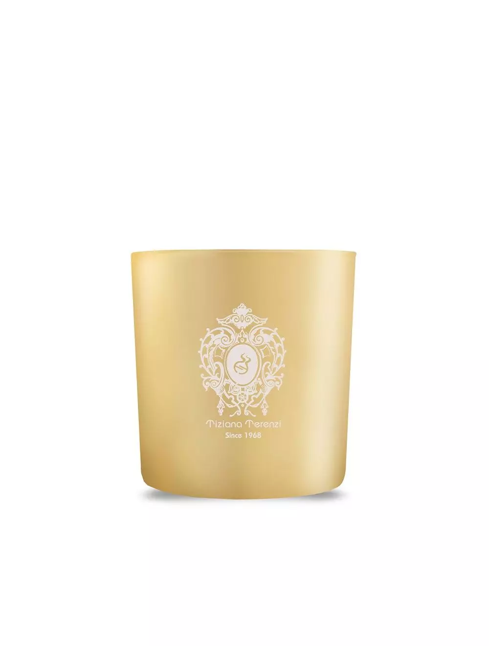 Tiziana Terenzi Cassiopea Gold Glass With Decration, Wooden Wick, Metal Lid - Uniseks sveća