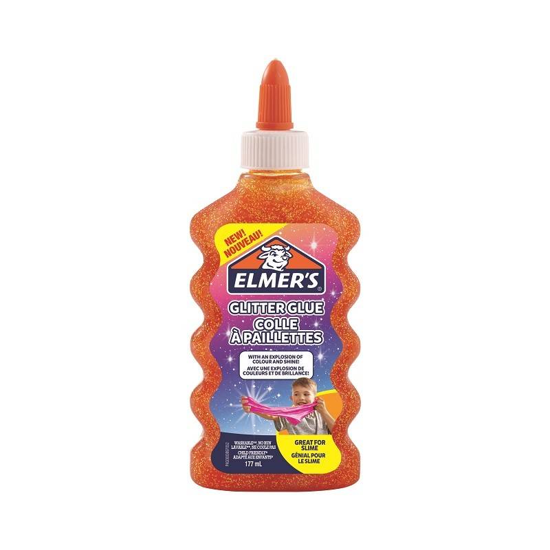 Elmers glitter lepak 177ml (narandžasti)