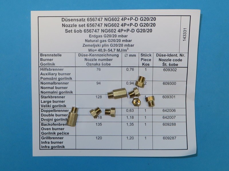 DIZNA ZEMNI GAS BUTAN GORENJE SET 656747