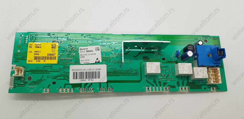 ELEKTRONIKA MODUL VES MASINE GORENJE 385503 334007 PS-10-A3-08 SA DISPLEJOM