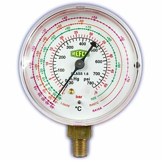 MANOMETAR CRVENI VP REFCO-M2-500-DS-CLIM R22 R407 R410 7245933