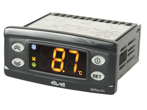 TERMOSTAT TERMOREGULATOR DIGITALNI ELIWEL EW974 PLUS 974 ZA II SONDE -220V-/+2 SONDE