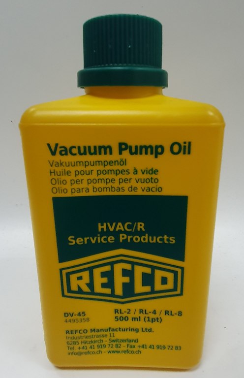 ULJE ZA VAKUM PUMPU 0,5 LIT REFCO DV-45 - 500 ML RF-4495358