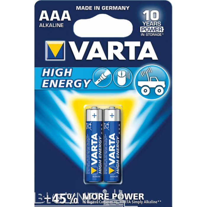 BATERIJE VARTA HIGH ENERGY LR03 AAA