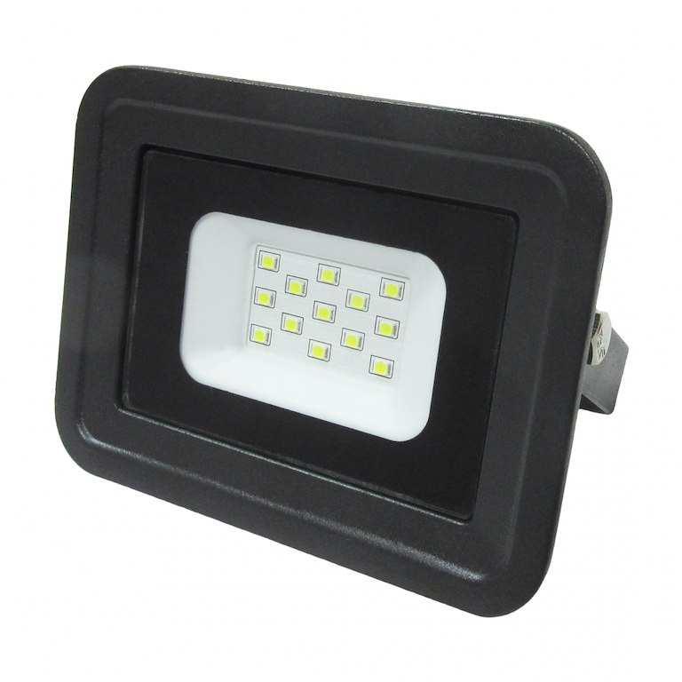 LED REFLEKTOR 10W COMMEL CRNI IP65 850LM 6500K ECONOMY LINE ART. 306-219 (306-218)