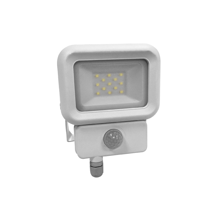 LED REFLEKTOR 10W SA SENZOROM 6500K PROSTO LRF019ESW-10WH