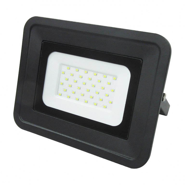 LED REFLEKTOR 30W COMMEL CRNI IP65 2550LM 6500K ECONOMY LINE ART.306-239 (306-238)