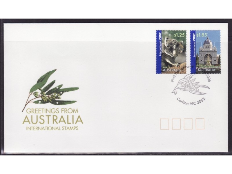 Australija - FDC koala, arhitektura