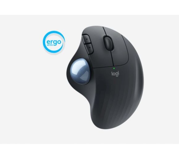 Logitech - Logitech Ergo M575 Wireless Trackball Mouse, Graphite