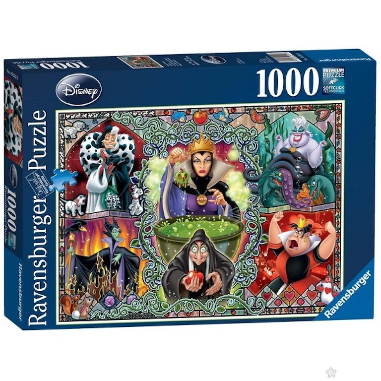 Ravensburger puzzle Diznijeve vickaste dame RA19252