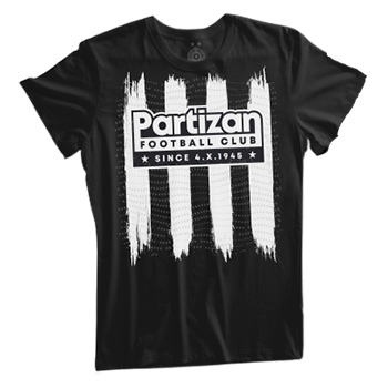 Crna majica "Logo 2022" FK Partizan 2026