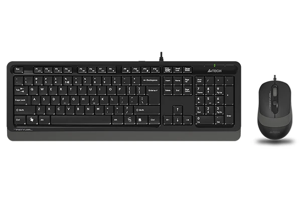 A4Tech F1010 Fstyler sivi komplet tastatura+miš