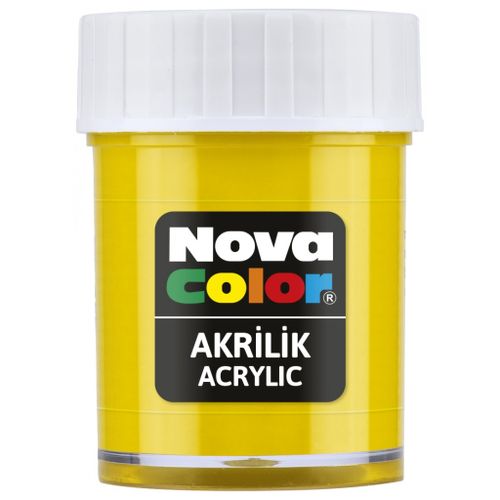 Nova Color Slikanje - Akrilne Boje 30g - Žuta - 540287