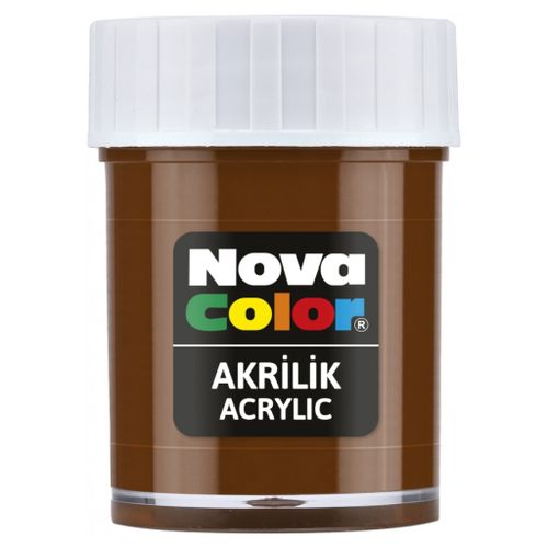 Nova Color Slikanje - Akrilne Boje 30g - Braon - 540293