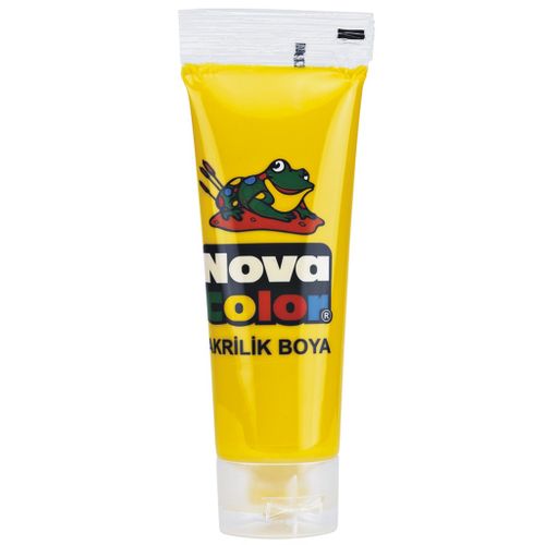 Nova Color Slikanje - Akrilne Boje 75g - Žuta - 540049