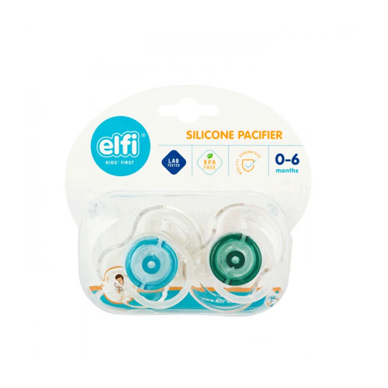 Elfi silikonska varalica za bebe Classic Blue, 0-6m